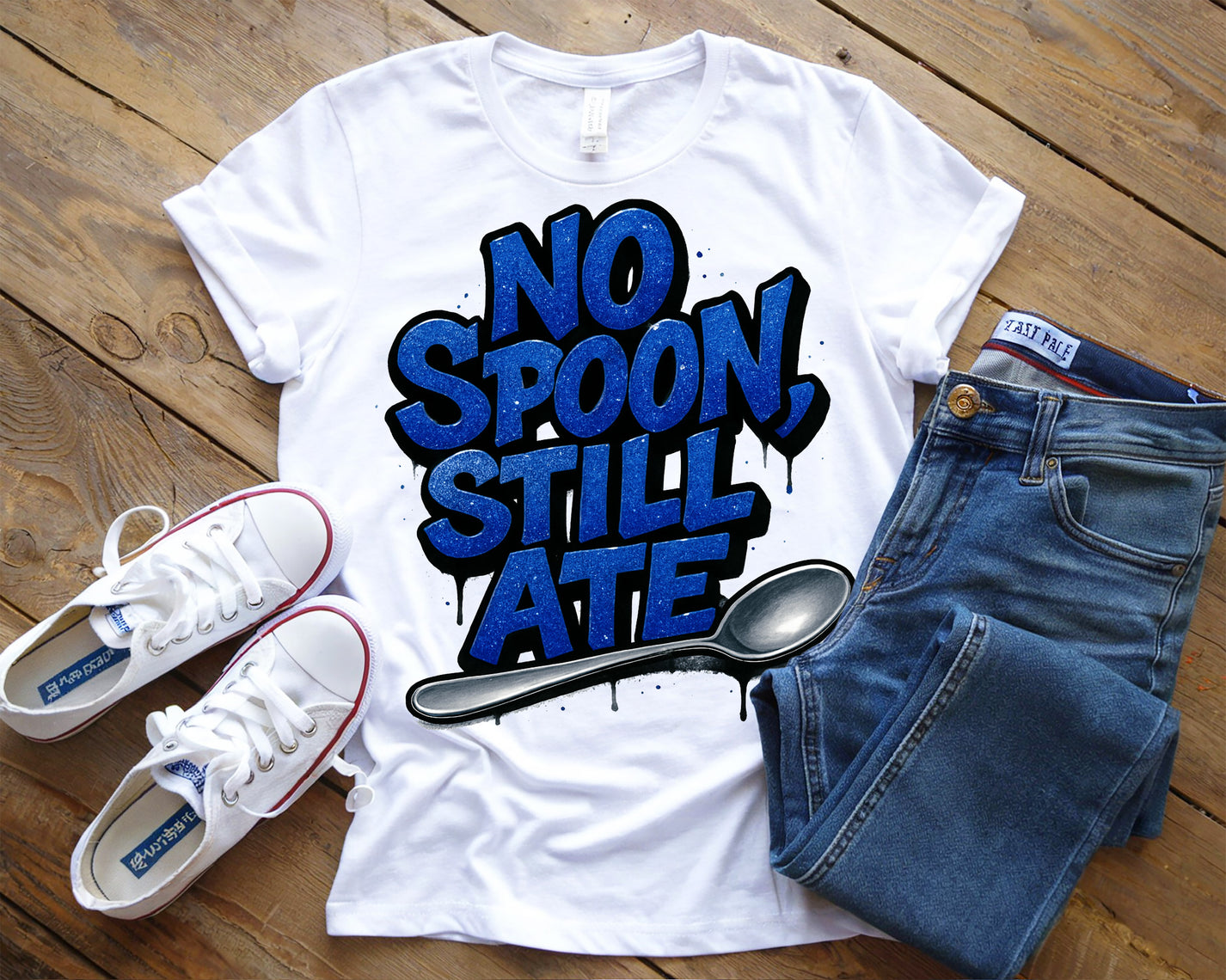 NO SPOON STILL ARE BLUE Digital File Only – Creating Art